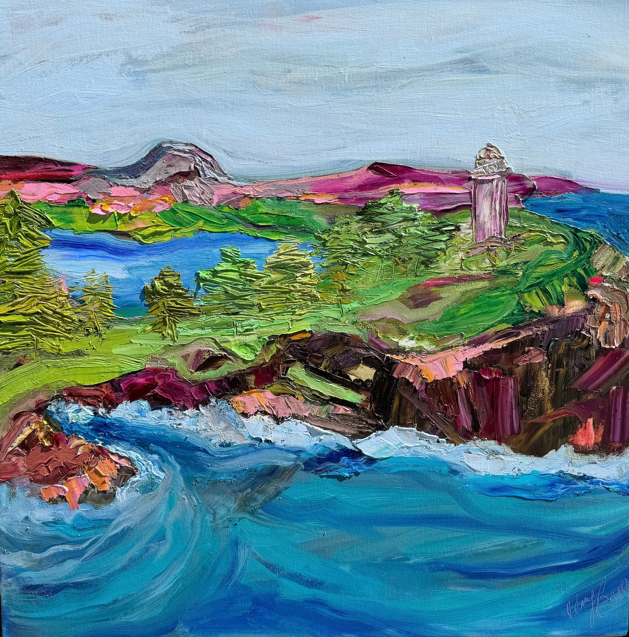 Kiama Coast - original painting by Kerry Bruce – Kerry Bruce Art