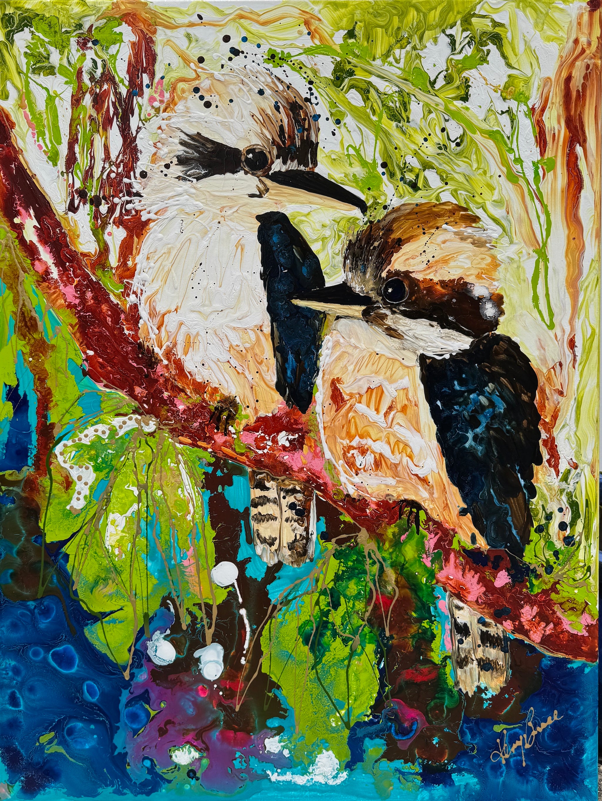 Guardians of the Bush- original painting by Kerry Bruce – Kerry Bruce Art