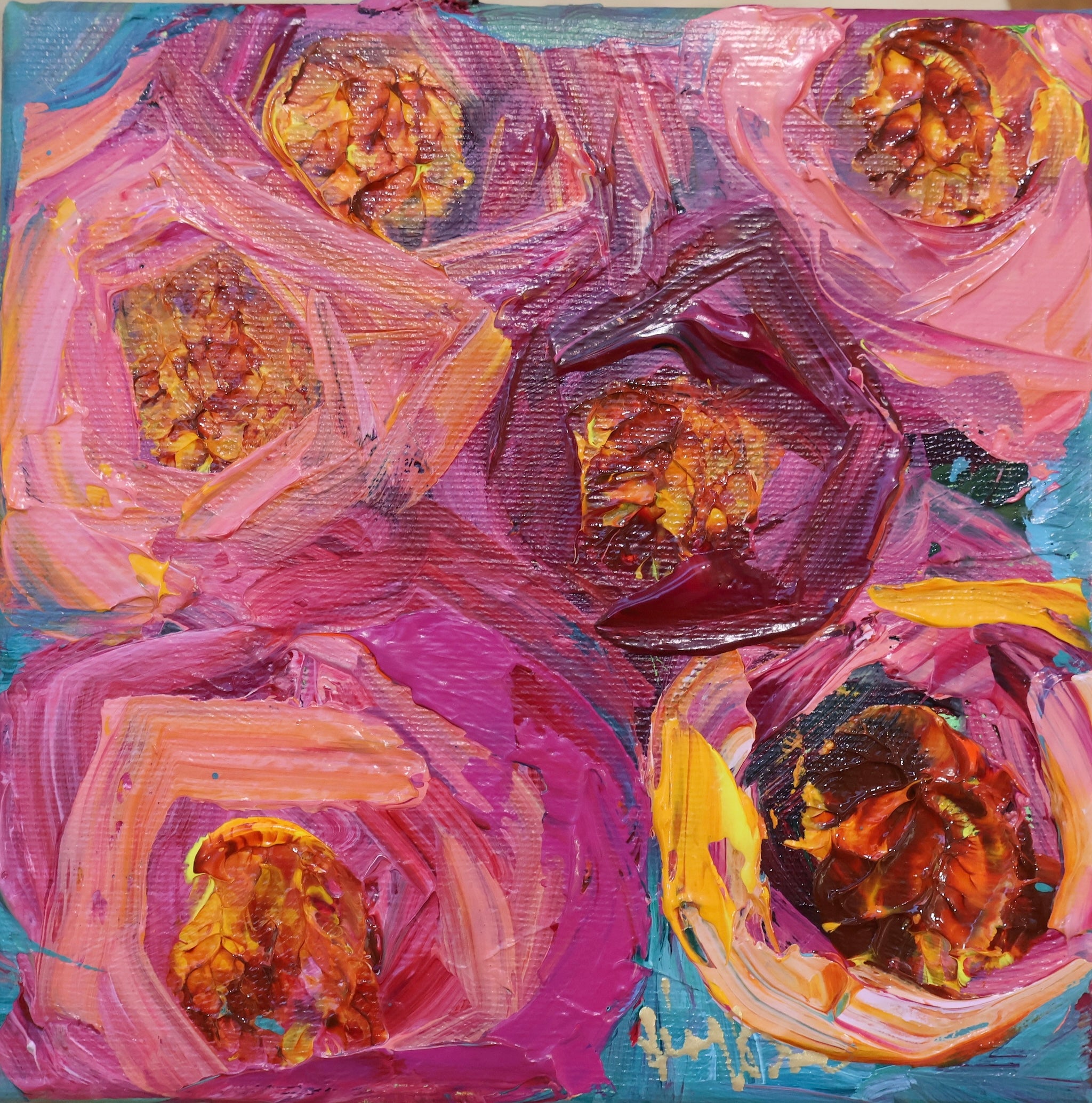 Roses Roses - an original painting by Kerry Bruce Art