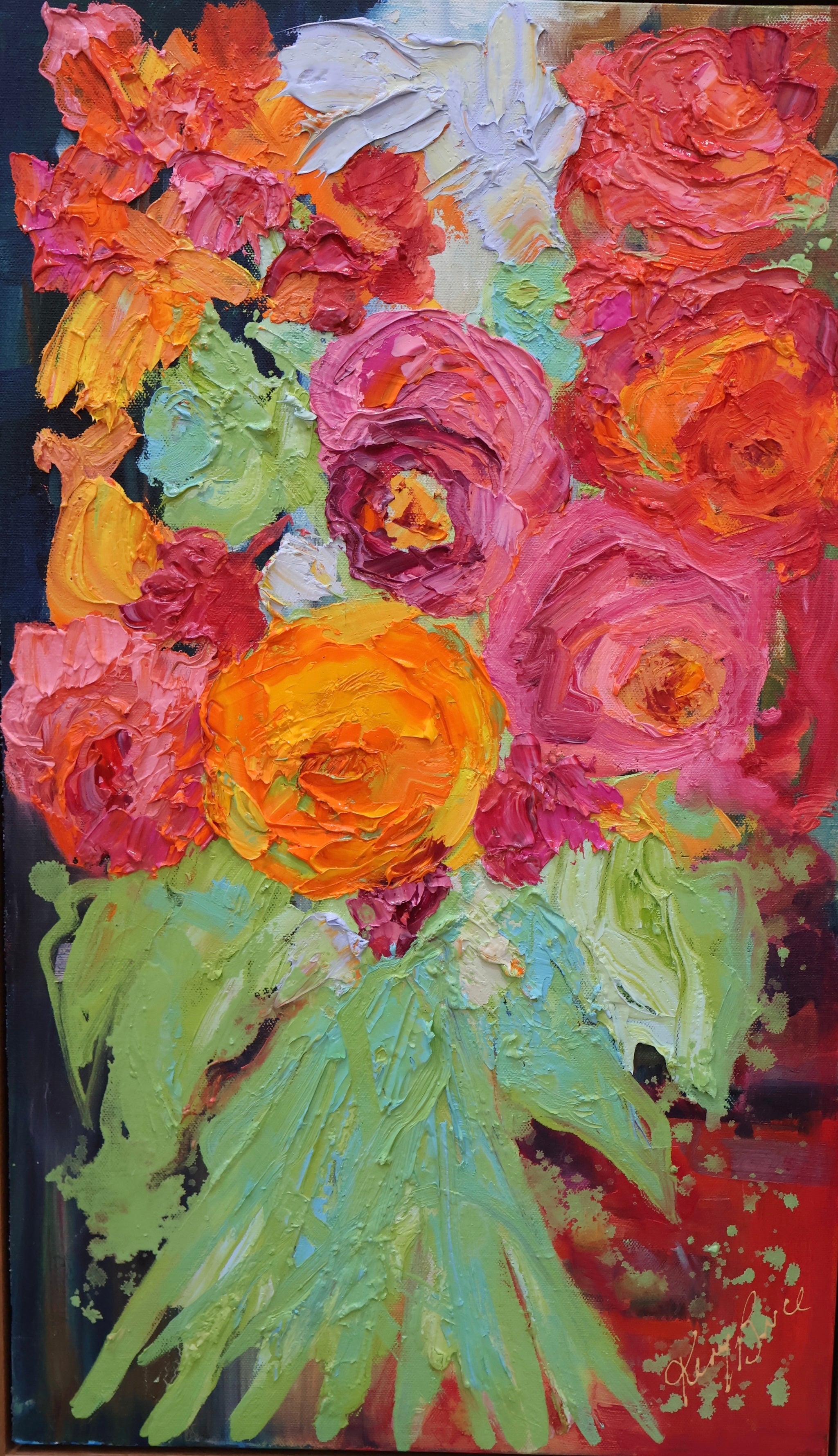 Serendipity - original painting by Kerry Bruce – Kerry Bruce Art