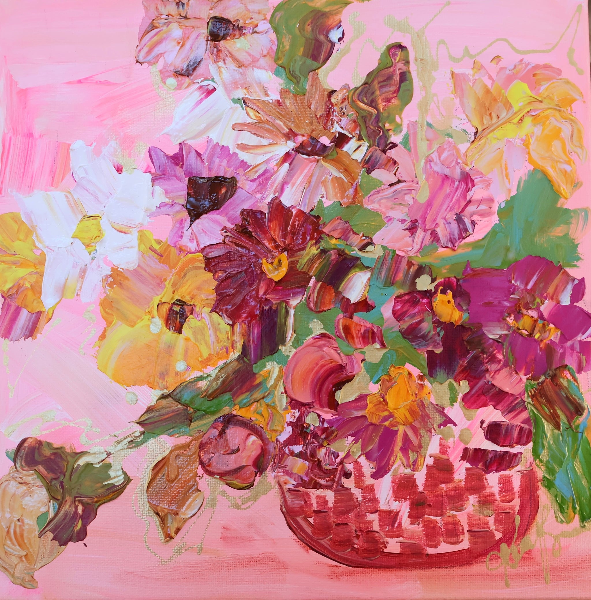 soft Petals - an original painting by Kerry Bruce Art