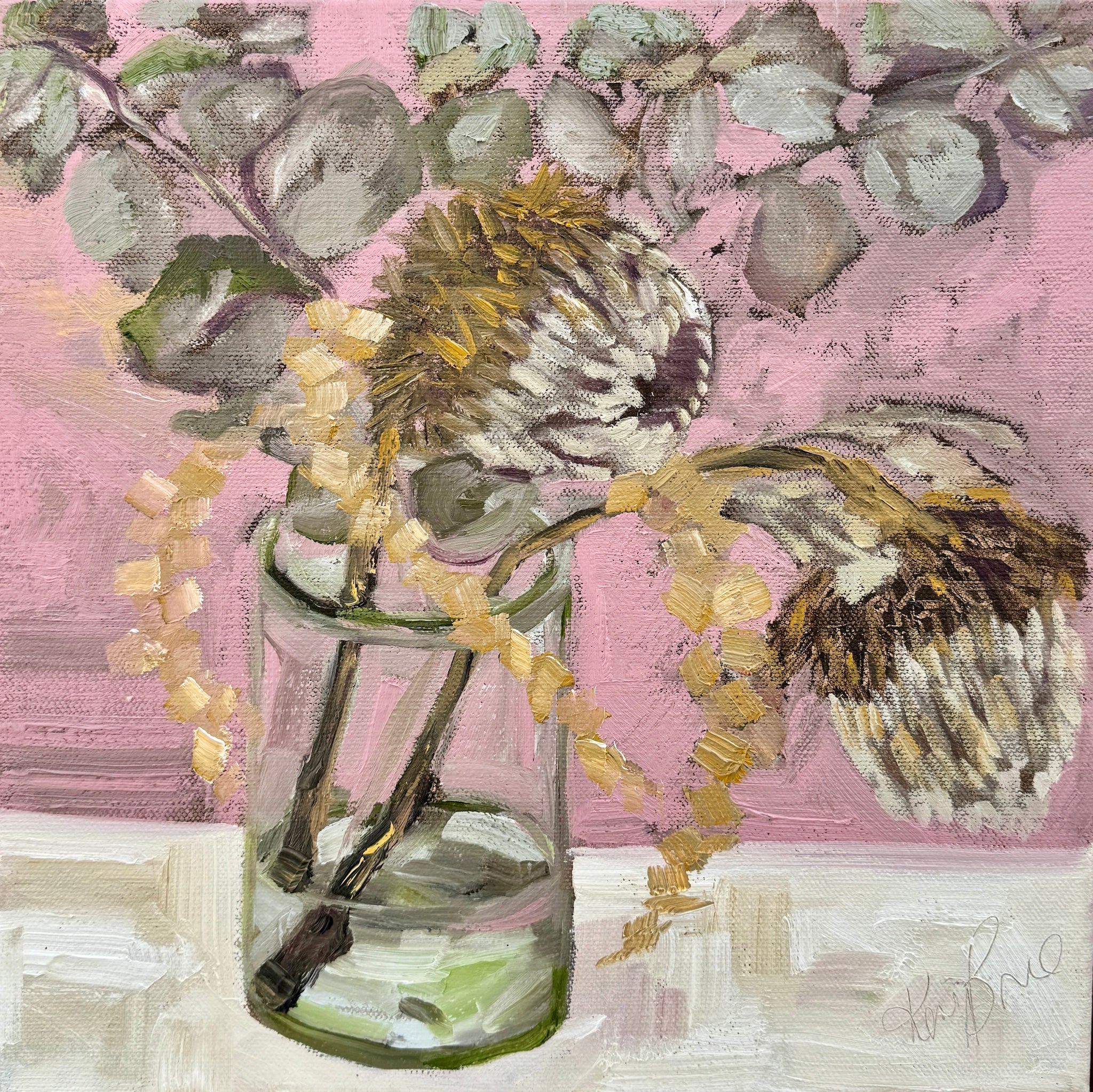 Flora - original painting by Kerry Bruce – Kerry Bruce Art