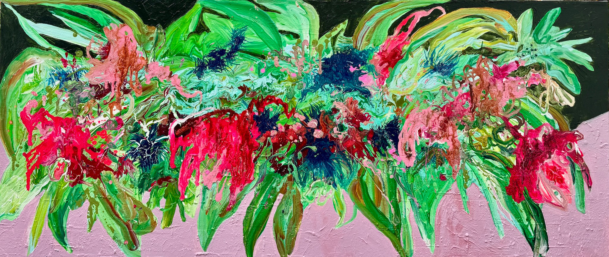 Lush - original painting by Kerry Bruce, acrylic on canvas – Kerry ...