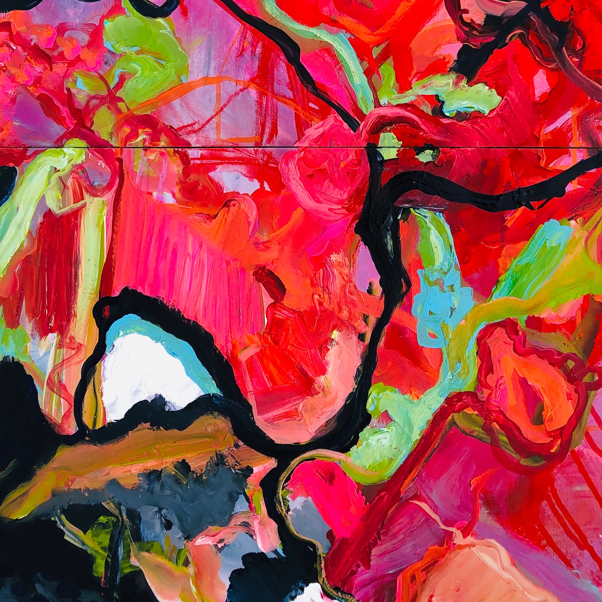 Serenity - original painting by Kerry Bruce, acrylic on canvas – Kerry ...