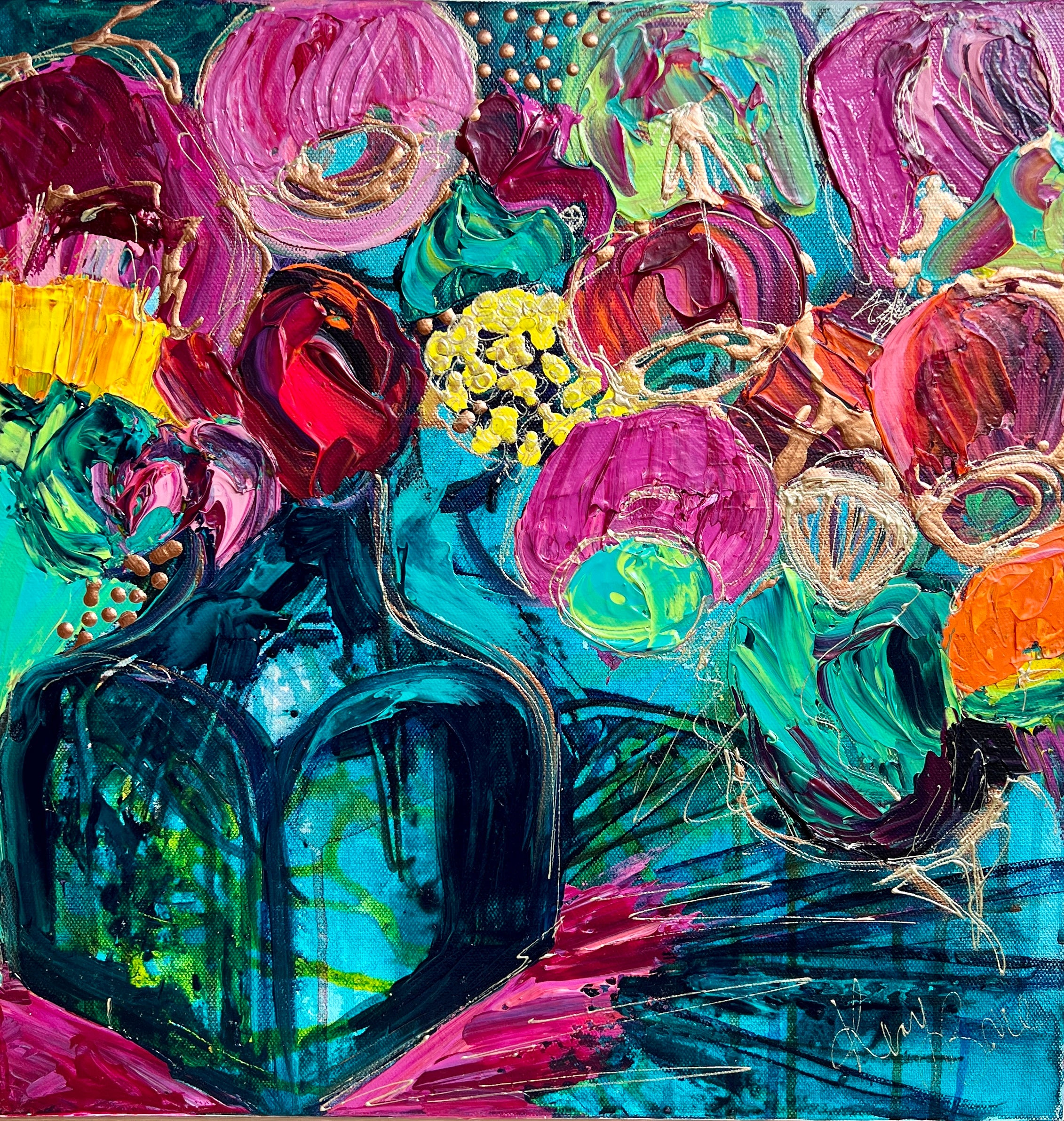 Sunshine - an original painting by Kerry Bruce – Kerry Bruce Art